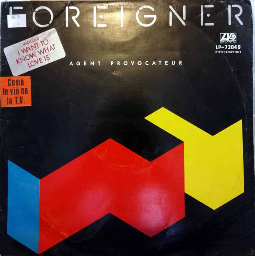 Disco de Vinilo Foreigner - Agent Provocateur | El Surco Ecuador
