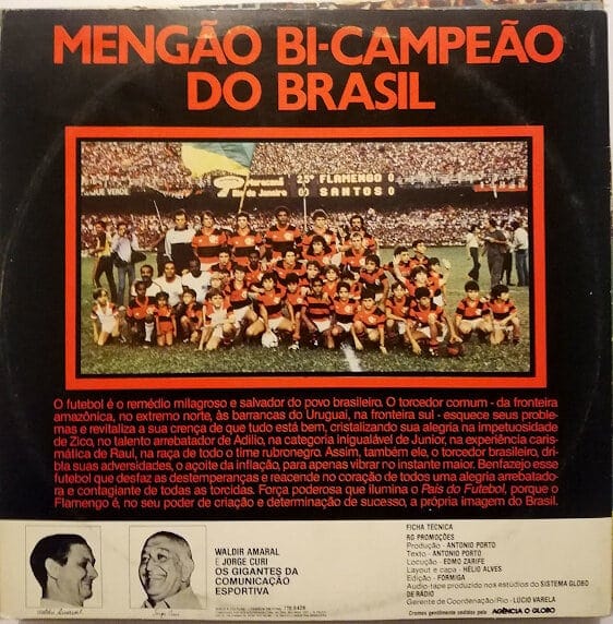 Disco de Vinilo Varios - Mengao Bi-campeao Do Brasil | El Surco Ecuador