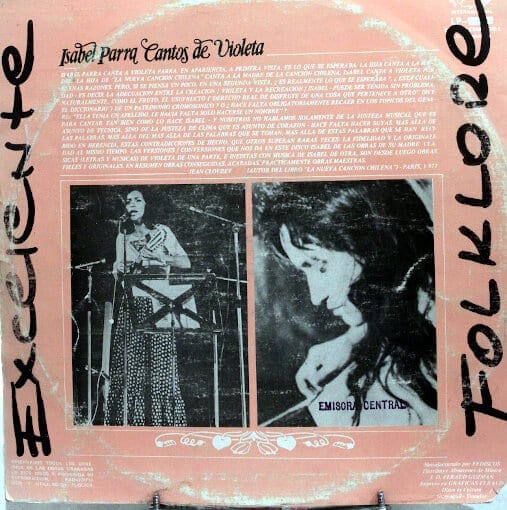 Disco de Vinilo Isabel Parra - Cantos De Violeta | El Surco Ecuador