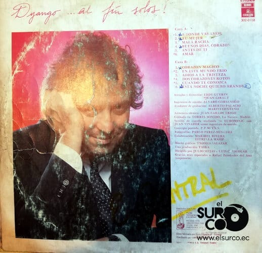 Disco de Vinilo Dyango - Al Fin Solos | El Surco Ecuador
