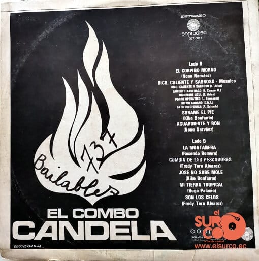 Disco de Vinilo de Candela - El Combo Candela Vinyl Record - Ecuador