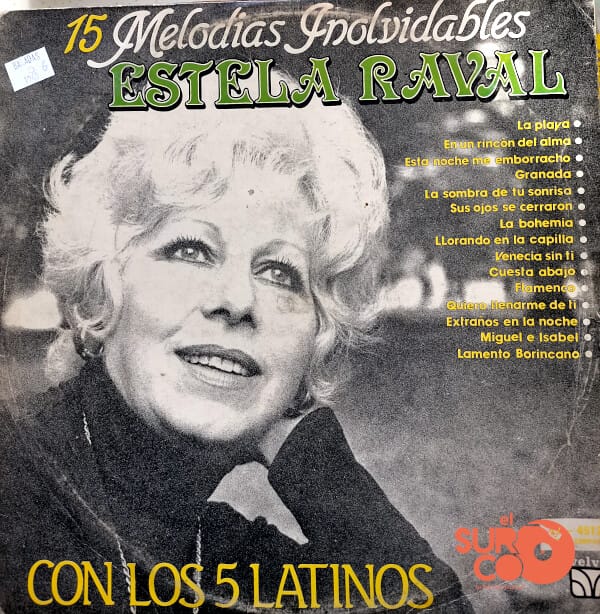 Disco de Vinilo Estela Raval - 15 Melodías Inolvidables | El Surco Ecuador