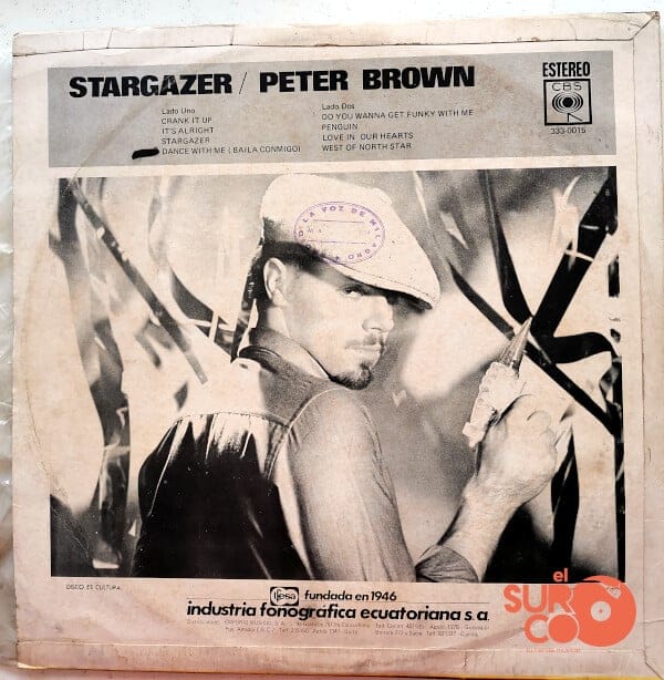 Disco de Vinilo Peter Brown - Stargazer | El Surco Ecuador